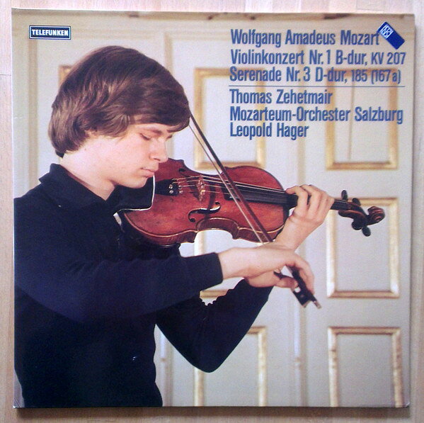 ・アーティスト Wolfgang Amadeus Mozart , Thomas Zehetmair , Das Mozarteum Orchester Salzburg , Leopold Hager ・タイトル Violinkonzer...