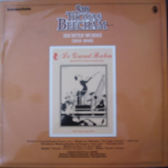 ・アーティスト Sir Thomas Beecham ・タイトル Shorter Works (1933-1948) ・レーベル・型番 World Records SH1002 ・フォーマット LPレコード ・コンディション(盤) 良い (...