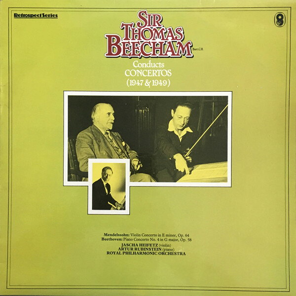 ・アーティスト Sir Thomas Beecham , Felix Mendelssohn-Bartholdy , Ludwig van Beethoven , Jascha Heifetz , Arthur Rubinstein , R...