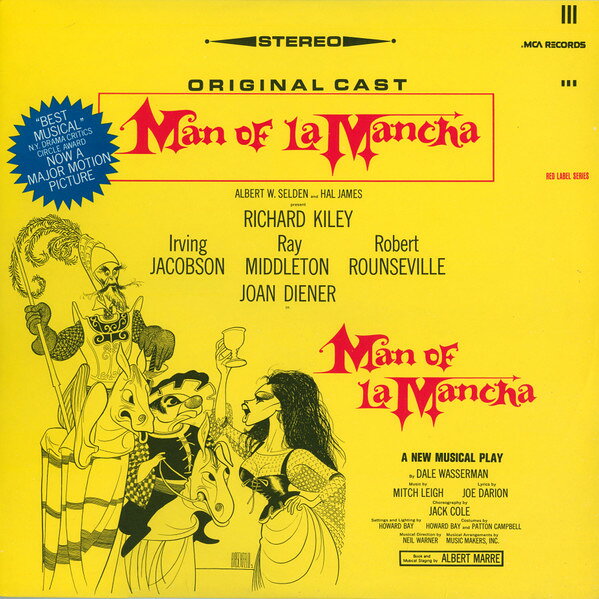 ・アーティスト "Man Of La Mancha" Original Broadway Cast , Richard Kiley , Joan Diener , Irving Jacobson , Robert Rounseville ,...