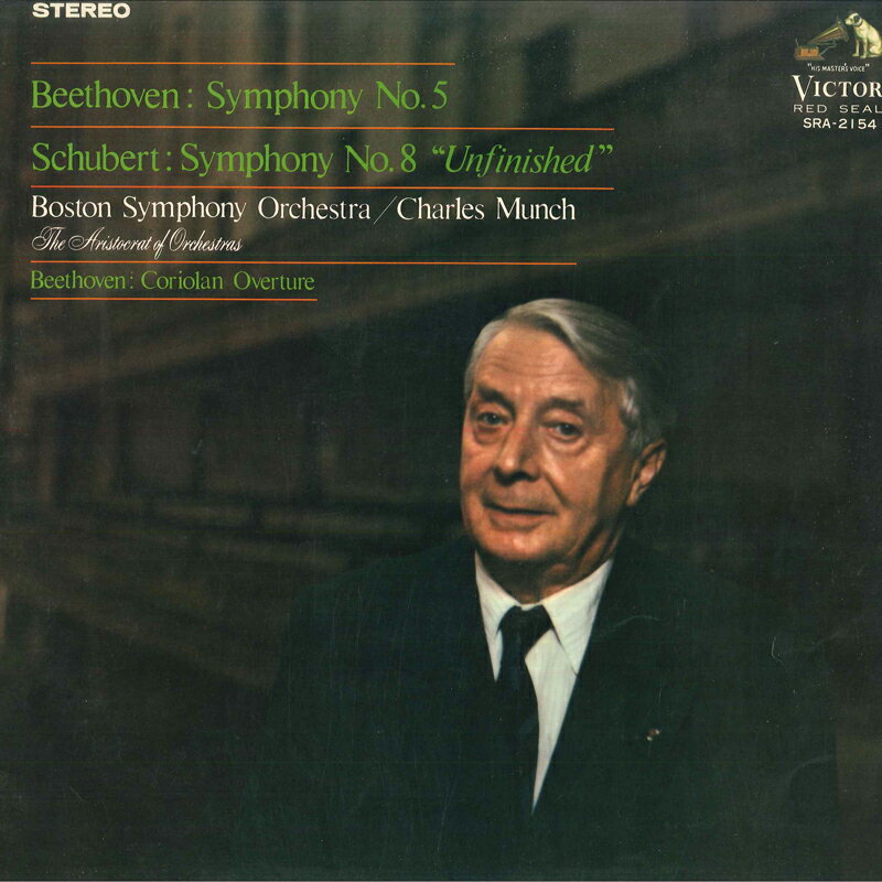 ・アーティスト Charles Munch, Boston Symphony ORCHESTRA ・タイトル Beethoven : Symphony No.5 / Schubert : Symphony No.8 "unfinished"...