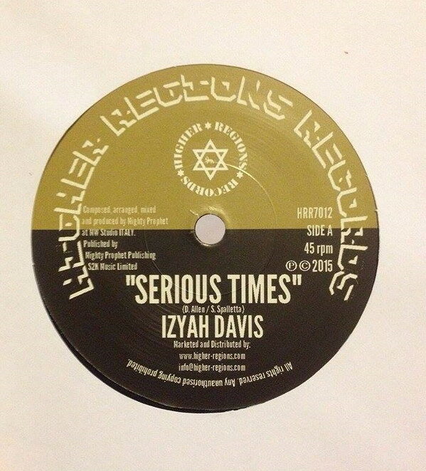 ・アーティスト Izyah Davis / Mighty Prophet ・タイトル Serious Times / Perilous Times Dub ・レーベル・型番 ・フォーマット 7インチレコード ・コンディション(盤) 良い (...