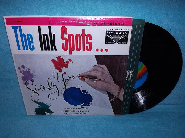 ・アーティスト Ink Spots ・タイトル Sincerely Yours ・レーベル・型番 MCA CORAL VL73606 ・フォーマット LPレコード ・コンディション(盤) 良い (VG+) ・コンディション(ジャケット) 可...