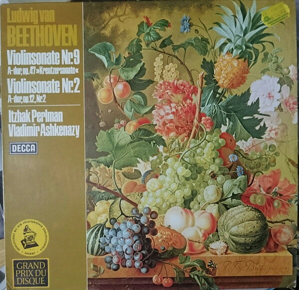 ・アーティスト Ludwig van Beethoven , Itzhak Perlman & Vladimir Ashkenazy ・タイトル Violinsonate Nr. 9 A-dur, Op. 47 'Kreutzersonat...