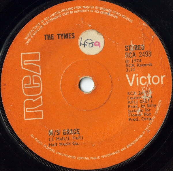 ・アーティスト Tymes ・タイトル M/s Grace ・レーベル・型番 RCA Victor RCA2493 ・フォーマット 7インチレコード ・コンディション(盤) 良い (VG+) ・コンディション(ジャケット) ・コンディション...