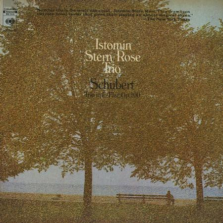 ・アーティスト Istomin/Stern/Rose Trio - Franz Schubert ・タイトル Trio In E-Flat, Op. 100 ・レーベル・型番 Columbia Masterworks MS7419 ・フォー...