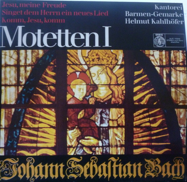 ・アーティスト Johann Sebastian Bach - Kantorei Barmen-Gemarke , Helmut Kahlh?fer ・タイトル Motetten I ・レーベル・型番 Orbis 76945 ・フォーマット...