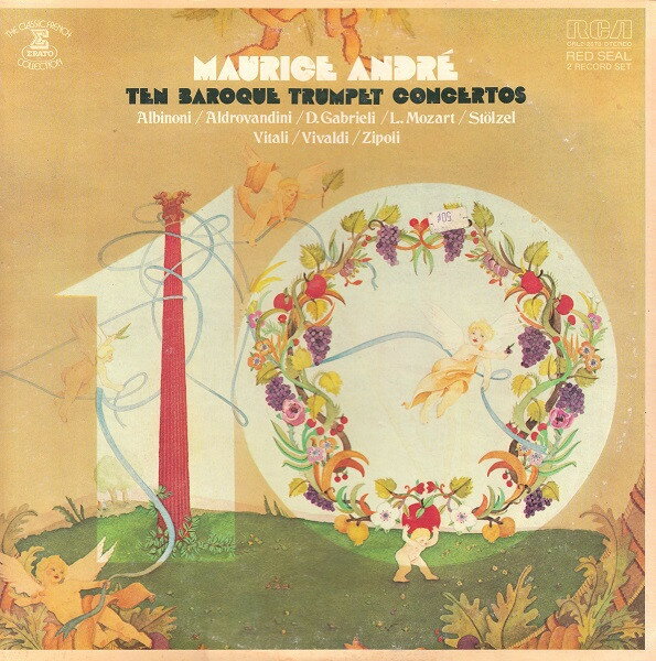 ・アーティスト Maurice Andr? ・タイトル Ten Baroque Trumpet Concertos ・レーベル・型番 RCA Red Seal CRL22573 ・フォーマット LPレコード ・コンディション(盤) 良い (...