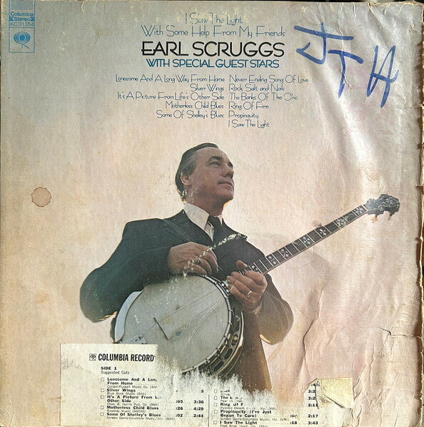 ・アーティスト Earl Scruggs ・タイトル I Saw The Light With Some Help From My Friends ・レーベル・型番 Columbia KC31354 ・フォーマット LPレコード ・コンディ...