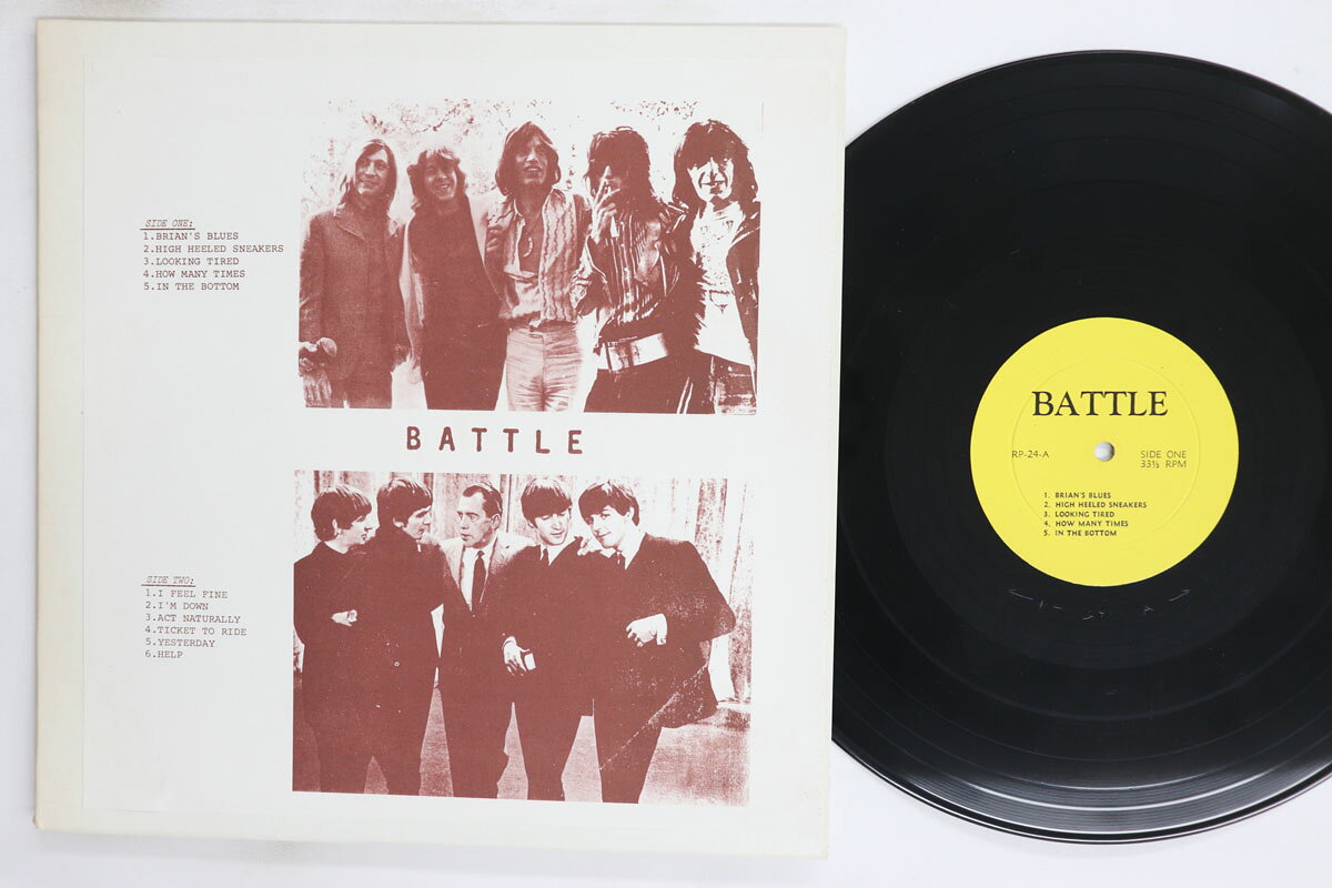 ・アーティスト Beatles, Rolling Stones ・タイトル Battle ・レーベル・型番 NOT ON LABEL RP24 ・フォーマット LPレコード ・コンディション(盤) 良い (VG+) ・コンディション(ジャケ...