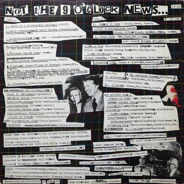・アーティスト Not The Nine O'clock News ・タイトル Not The Nine O'clock News... ・レーベル・型番 BBC REB400 ・フォーマット LPレコード ・コンディション(盤) 良い (...