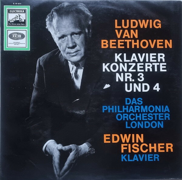 ・アーティスト Ludwig van Beethoven - Edwin Fischer , Philharmonia Orchestra ・タイトル Klavier Konzerte Nr. 3 und 4 ・レーベル・型番 Electr...