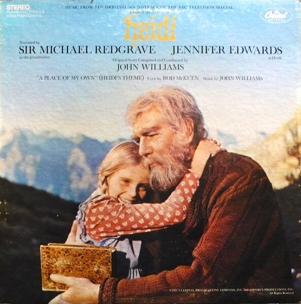 ・アーティスト John Williams (4) , Various ・タイトル Heidi ・レーベル・型番 Capitol Records SKAO2995 ・フォーマット LPレコード ・コンディション(盤) 良い (VG+) ・コ...