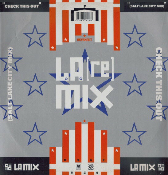 ・アーティスト L.a. Mix ・タイトル Check This Out (Salt Lake City Mix) ・レーベル・型番 Breakout, A&M Records USAF629 ・フォーマット 12インチレコード ・コンデ...