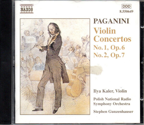 ・アーティスト Ilya Kaler, Polish National Radio Symphony Orchestra, Stephen Gunzenhauser ・タイトル Paganini - Violin Concertos No....