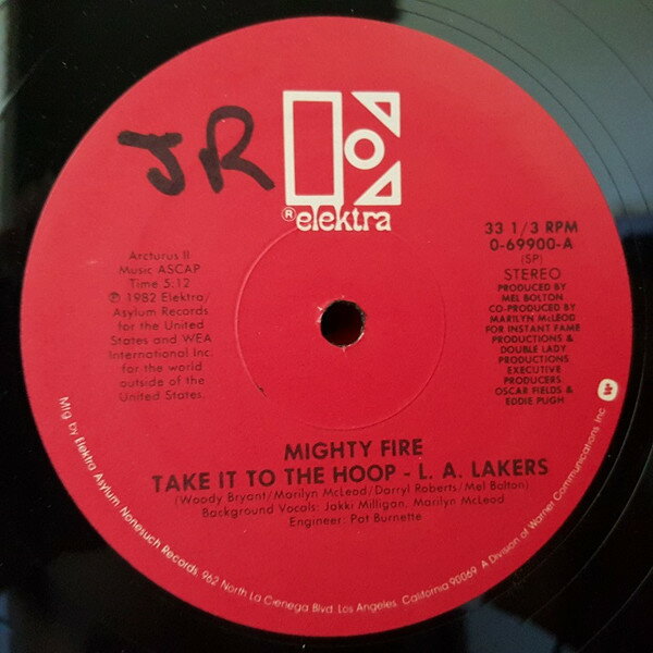 ・アーティスト Mighty Fire ・タイトル Take It To The Hoop - L.A. Lakers ・レーベル・型番 Elektra 069900 ・フォーマット 12インチレコード ・コンディション(盤) 良い (VG...