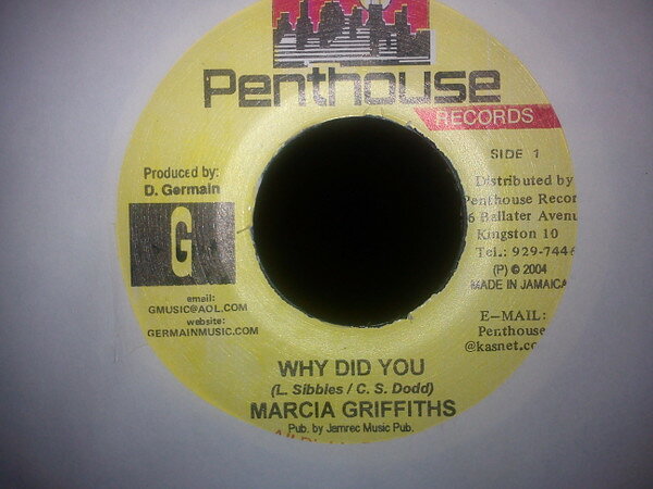 ・アーティスト Marcia Griffiths, Nicky Burt ・タイトル Why Did You / Wish You Were Mine ・レーベル・型番 Penthouse Records NONE ・フォーマット 7インチ...