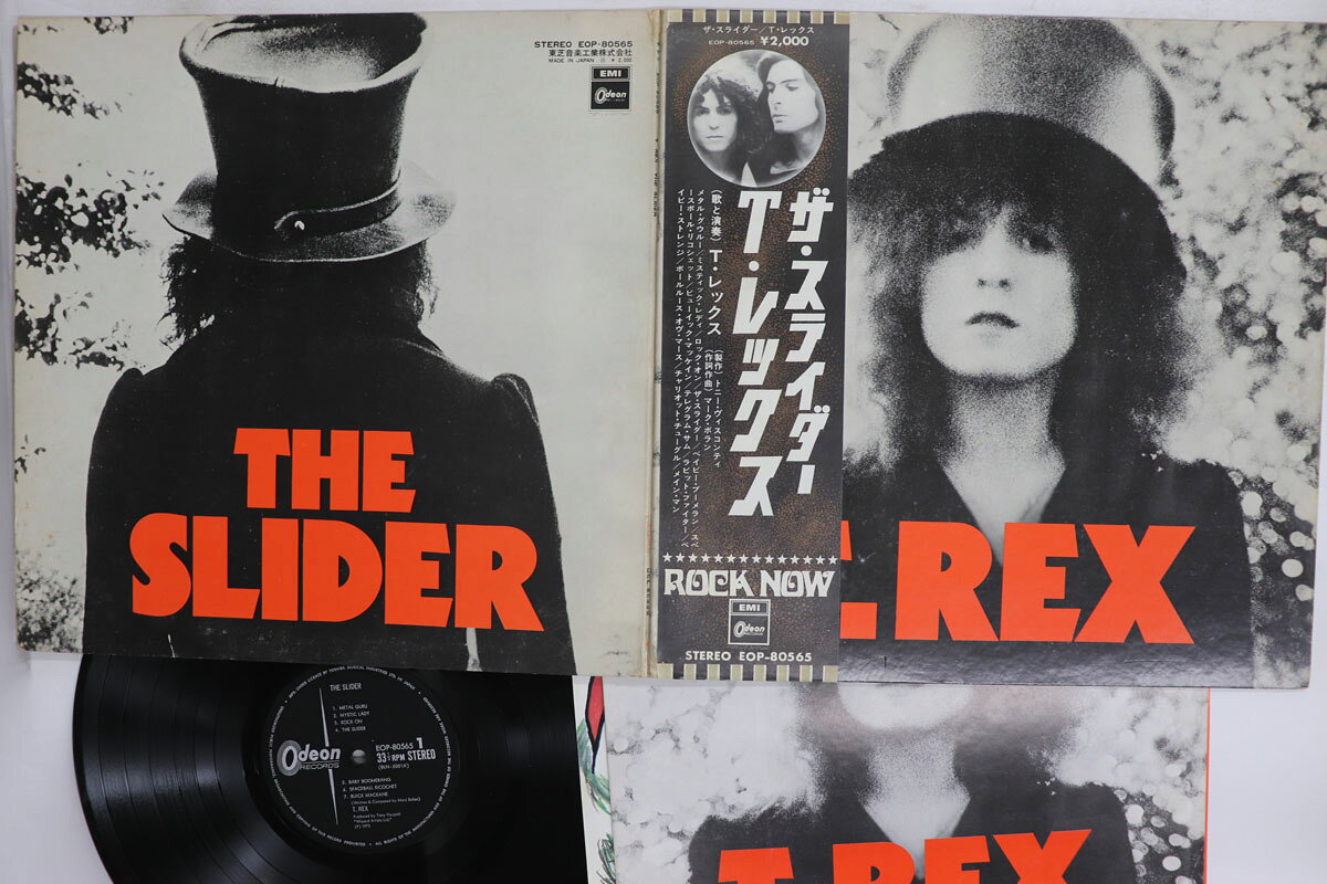 ・アーティスト T. Rex ・タイトル Slider ・レーベル・型番 ODEON EOP80565 ・フォーマット LPレコード ・コンディション(盤) 良い (VG+) ・コンディション(ジャケット) 可 (VG) ・コンディション(...