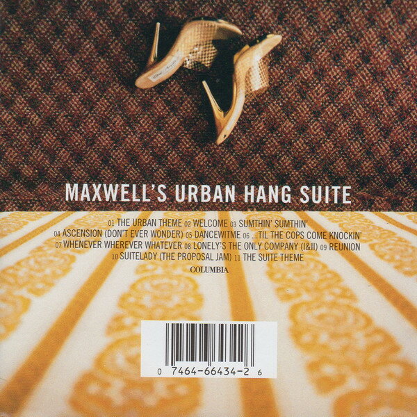 ・アーティスト Maxwell ・タイトル Maxwell's Urban Hang Suite ・レーベル・型番 Columbia CK66434 ・フォーマット CD ・コンディション(盤) 可 (VG) ・コンディション(ジャケット)...