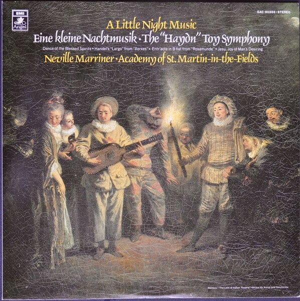・アーティスト ネヴィル・マリナー, アカデミー室内管弦楽団 ・タイトル モーツァルト: アイネ・クライネ・ナハトムジーク, グルック: 精霊の踊り, 伝 L. モーツァルト: おもちゃの交響曲 / シューベルト: ロザムンデより 間奏曲 ...