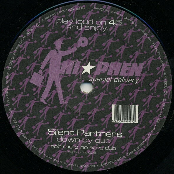 ・アーティスト Silent Partners ・タイトル Down By Dub ・レーベル・型番 Hi-Phen Music Delivery MD006X ・フォーマット 12インチレコード ・コンディション(盤) 良い (VG+) ...