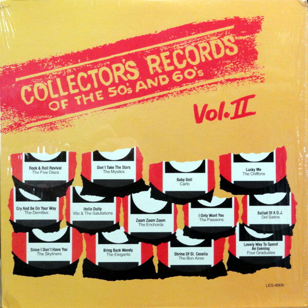 ・アーティスト Various ・タイトル Collector's Records Of The 50's And 60's Vol.II ・レーベル・型番 Laurie Records LES4009 ・フォーマット LPレコード ・コン...
