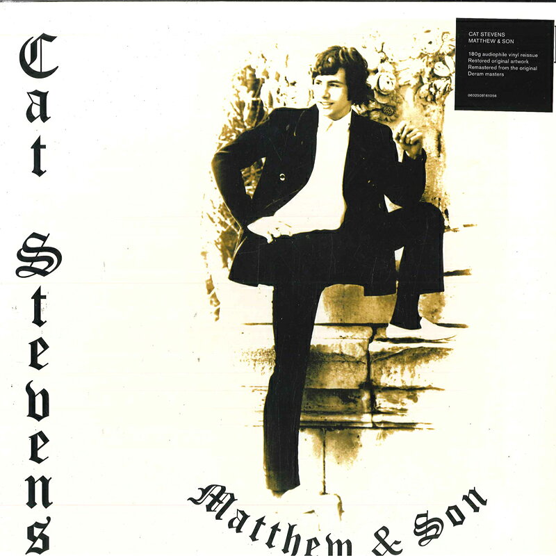 ・アーティスト Cat Stevens ・タイトル Matthew & Son ・レーベル・型番 Cat-O-Log Records, Deram 0602508161056 ・フォーマット LP ・コンディション(盤) 新品 (M) ・コ...