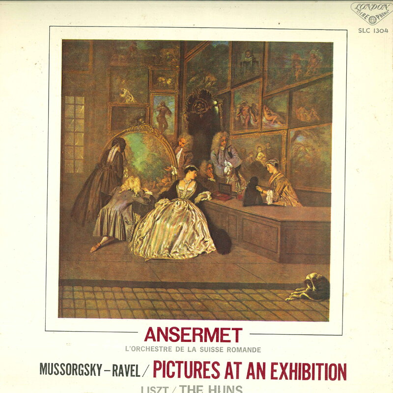 ・アーティスト Ernest Ansermet, Lorchestre De La Suisse Romande ・タイトル ムソルグスキー : ラヴェル編 組曲 展覧会の絵 / リスト : 交響詩 フン族の戦い ・レーベル・型番 LOND...