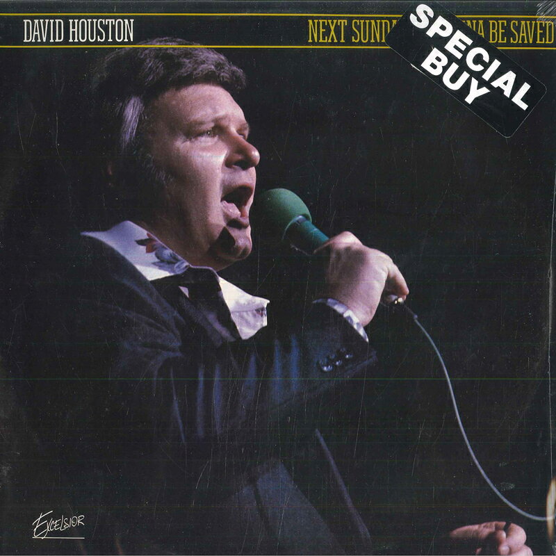 ・アーティスト David Houston ・タイトル Next Sunday I'm Gonna Be Saved ・レーベル・型番 Excelsior XMP6004 ・フォーマット LP ・コンディション(盤) 新品 (M) ・コンデ...