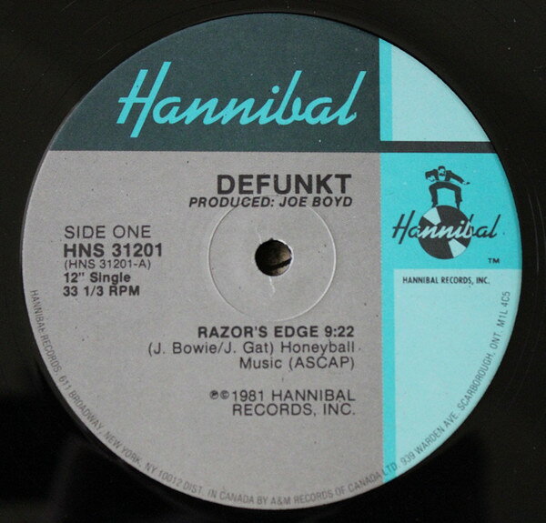 ・アーティスト Defunkt ・タイトル Razor's Edge / Stranglin' Me With Your Love ・レーベル・型番 Hannibal Records HNS31201 ・フォーマット 12インチレコード ・...