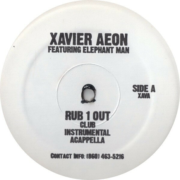・アーティスト Xavier Aeon, Elephant Man / Joe Budden ・タイトル Rub 1 Out / Secret ・レーベル・型番 Not On Label NONE ・フォーマット 12インチレコード ・コン...