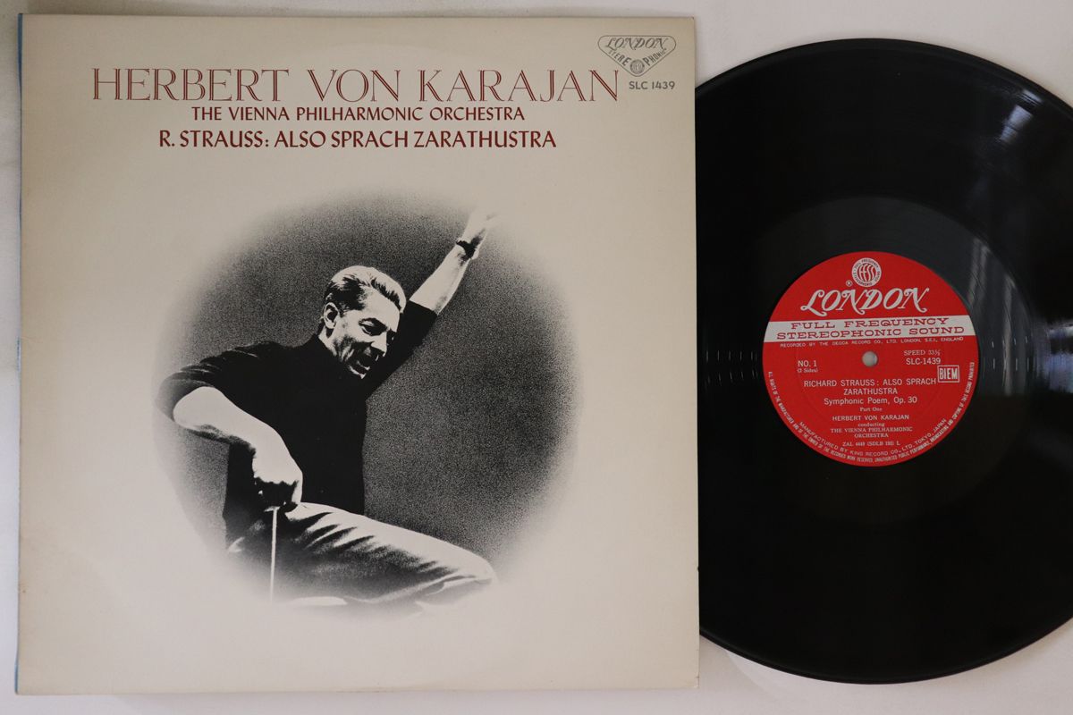 ・アーティスト Karajan ・タイトル Richard Strauss: Also Sprach Zarathustra ・レーベル・型番 LONDON SLC1439 ・フォーマット LPレコード ・コンディション(盤) 良い (VG...