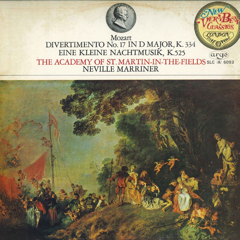 ・アーティスト Neville Marriner ・タイトル モーツァルト：喜遊曲第17番ニ長調、K.334 ・レーベル・型番 LONDON SLCA6093 ・フォーマット LPレコード ・コンディション(盤) 良い (VG+) ・コンデ...