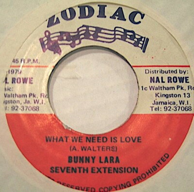・アーティスト Derrick Lara , 7th Extension Band ・タイトル What We Need Is Love ・レーベル・型番 Zodiac NONE ・フォーマット 7インチレコード ・コンディション(盤) 可...