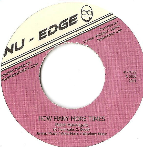 ・アーティスト Peter Hunnigale ・タイトル How Many More Times ・レーベル・型番 Nu Edge 45NE22 ・フォーマット 7インチレコード ・コンディション(盤) 良い (VG+) ・コンディション...
