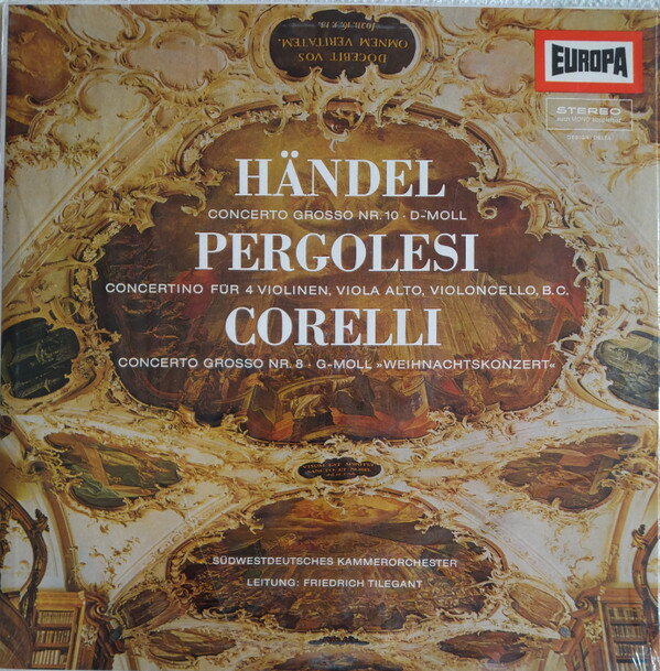 ・アーティスト Georg Friedrich H?ndel , Giovanni Battista Pergolesi , Arcangelo Corelli - S?dwestdeutsches Kammerorchester Leit...
