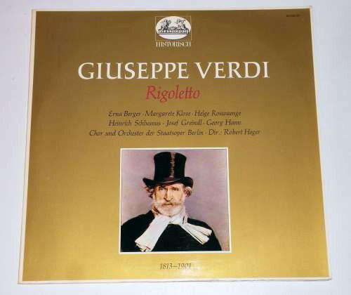・アーティスト Giuseppe Verdi , Robert Heger ・タイトル Rigoletto; Oper In 3 Akten Von Francesco Maria Piave ・レーベル・型番 Heliodor 88026...
