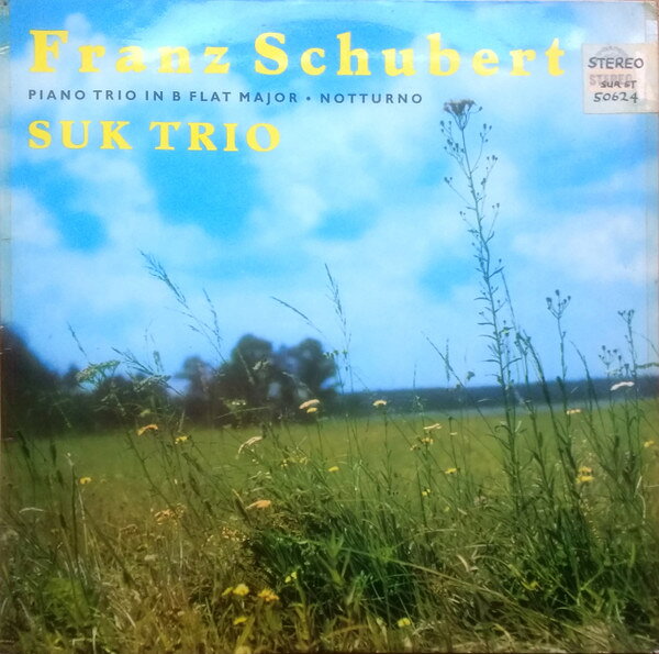 ・アーティスト Franz Schubert - Suk Trio ・タイトル Piano Trio In B Flat Major ? Notturno ・レーベル・型番 Supraphon SUAST50624 ・フォーマット LPレコ...