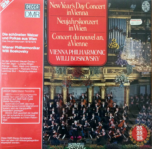 ・アーティスト Wiener Philharmoniker / Willi Boskovsky ・タイトル New Year's Day Concert In Vienna 1979 ? Concert Du Novel An 1979 ?...