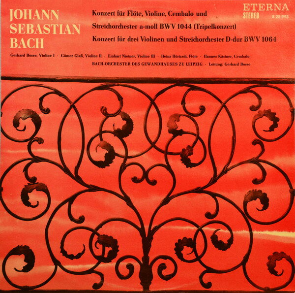 ・アーティスト Johann Sebastian Bach , Gerhard Bosse , G?nter Glass , Einhart Nietner , Heinz H?rtzsch , Hannes K?stner , Bacho...