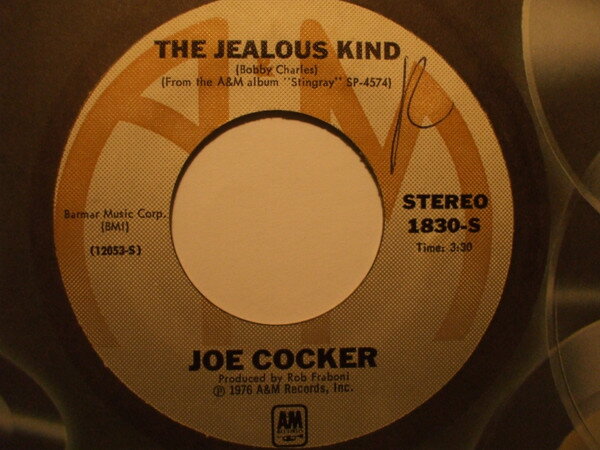 ・アーティスト Joe Cocker ・タイトル The Jealous Kind ・レーベル・型番 A&M Records 1830S ・フォーマット 7インチレコード ・コンディション(盤) 良い (VG+) ・コンディション(ジャケッ...