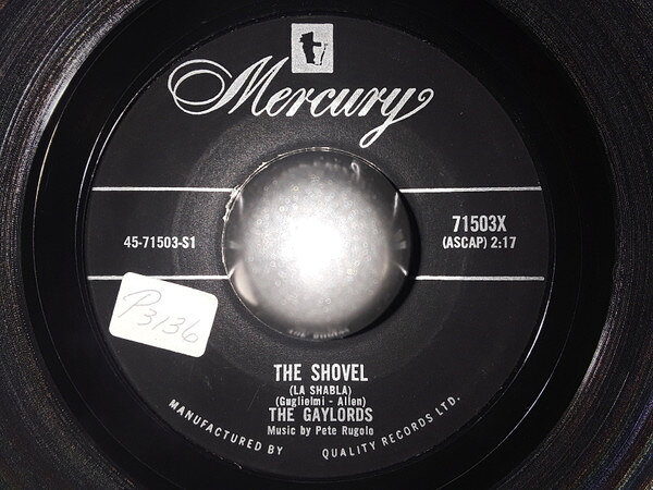 ・アーティスト Gaylords ・タイトル The Shovel (La Shabla) / Jesse James ・レーベル・型番 Mercury 71503 ・フォーマット 7インチレコード ・コンディション(盤) 良い (VG+)...
