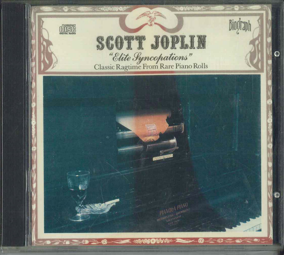 ・アーティスト Scott Joplin ・タイトル Scott Joplin, Elite Syncopations, Classic Ragtime From Rare Piano Rolls ・レーベル・型番 Biograph BCD...