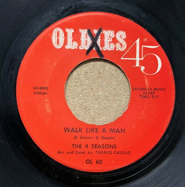 ・アーティスト Four Seasons ・タイトル Walk Like A Man / Lucky Ladybug ・レーベル・型番 Oldies 45 OL60 ・フォーマット 7インチレコード ・コンディション(盤) 良い (VG+)...