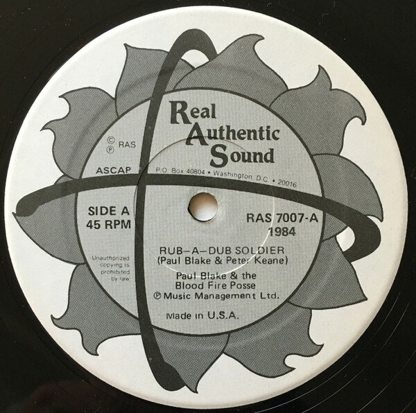 ・アーティスト Paul Blake & Bloodfire Poss? ・タイトル Rub-A-Dub Soldier ・レーベル・型番 Real Authentic Sound RAS7007 ・フォーマット 12インチレコード ・コン...