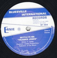 ・アーティスト Frankie Jones / Frankie Paul ・タイトル Settle Fe Me / Over The Wall ・レーベル・型番 Bluesville International Records B1004 ...