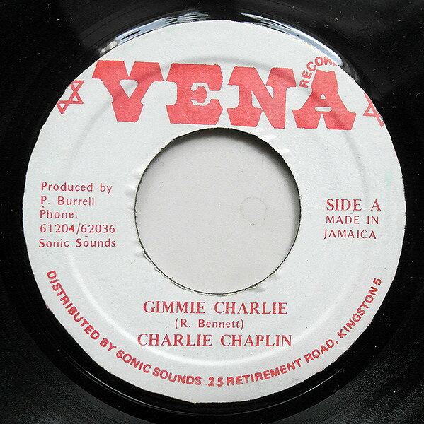 ・アーティスト Charlie Chaplin ・タイトル Gimmie Charlie ・レーベル・型番 Vena Recordings NONE ・フォーマット 7インチレコード ・コンディション(盤) 非常に良い(EX) ・コンディシ...