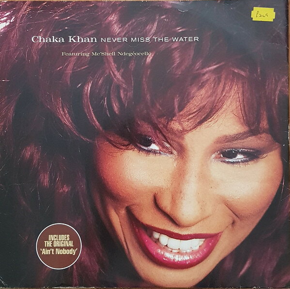 ・アーティスト Chaka Khan, Me'Shell Ndeg?Ocello ・タイトル Never Miss The Water ・レーベル・型番 Reprise Records W0393T ・フォーマット 12インチレコード ・コ...