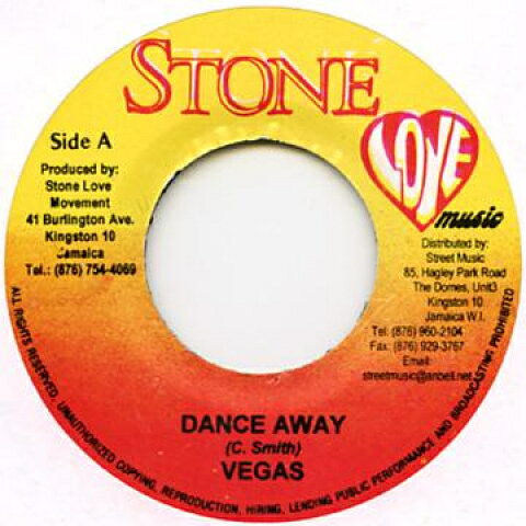 ・アーティスト Mr Vegas / Martina ・タイトル Dance Away / Hear Di Man Dem ・レーベル・型番 ・フォーマット 7" ・コンディション(盤) 新品 (M) ・コンディション(ジャケット) ・コン...