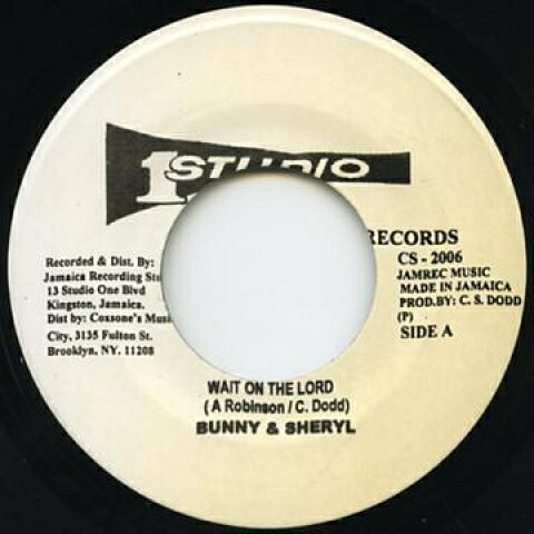 ・アーティスト Bunny & Sheryl ・タイトル Wait On The Lord ・レーベル・型番 ・フォーマット 7" ・コンディション(盤) 新品 (M) ・コンディション(ジャケット) ・コンディション(帯) オビなし ・特...